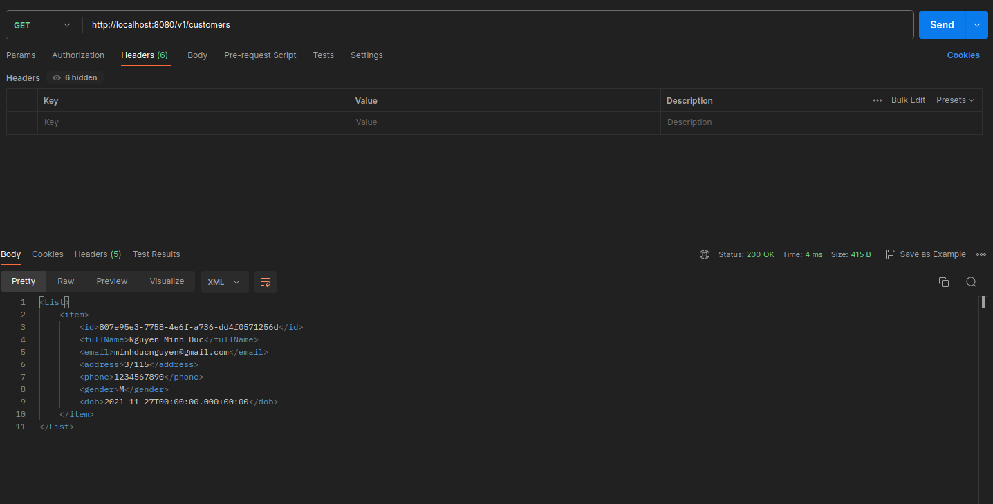 Content Type Response Header 2d Garden